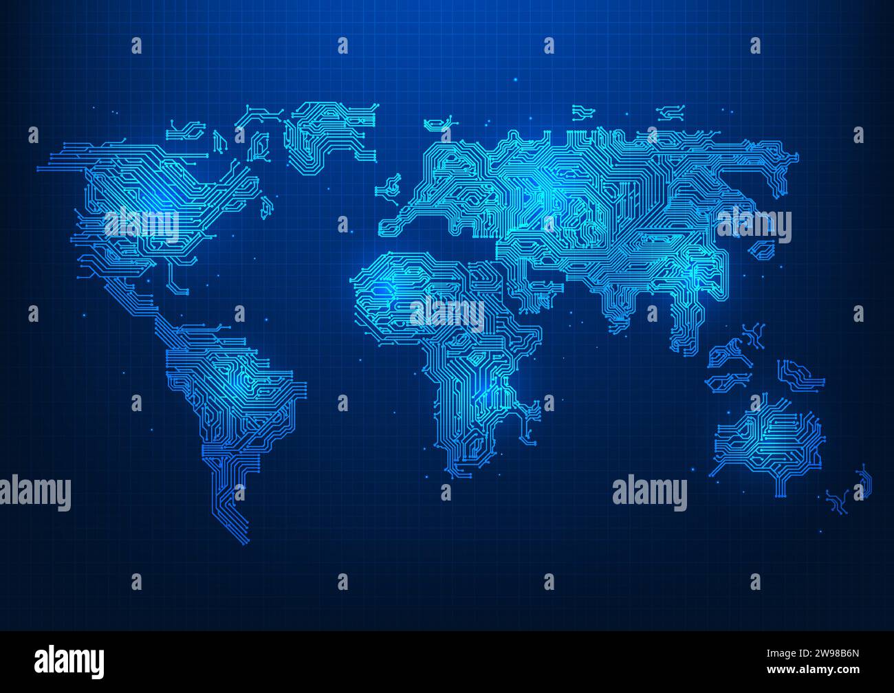 World map technology The world map is a technological cycle. People ...