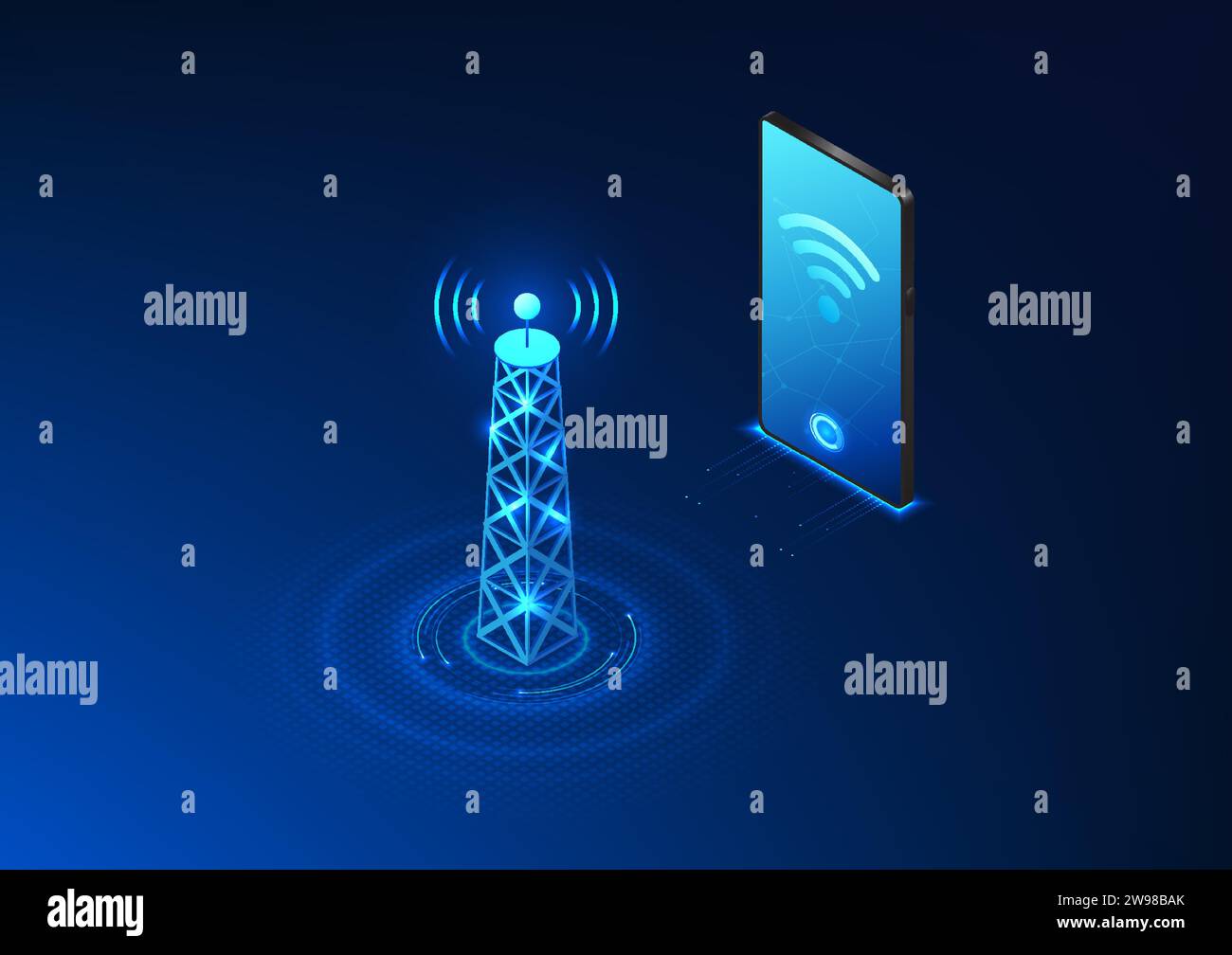 Transmission tower technology, Signal antenna that goes into ...