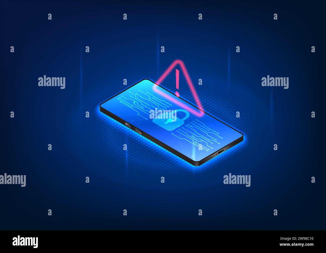 Smartphone technology that has a cyber protection system to prevent ...