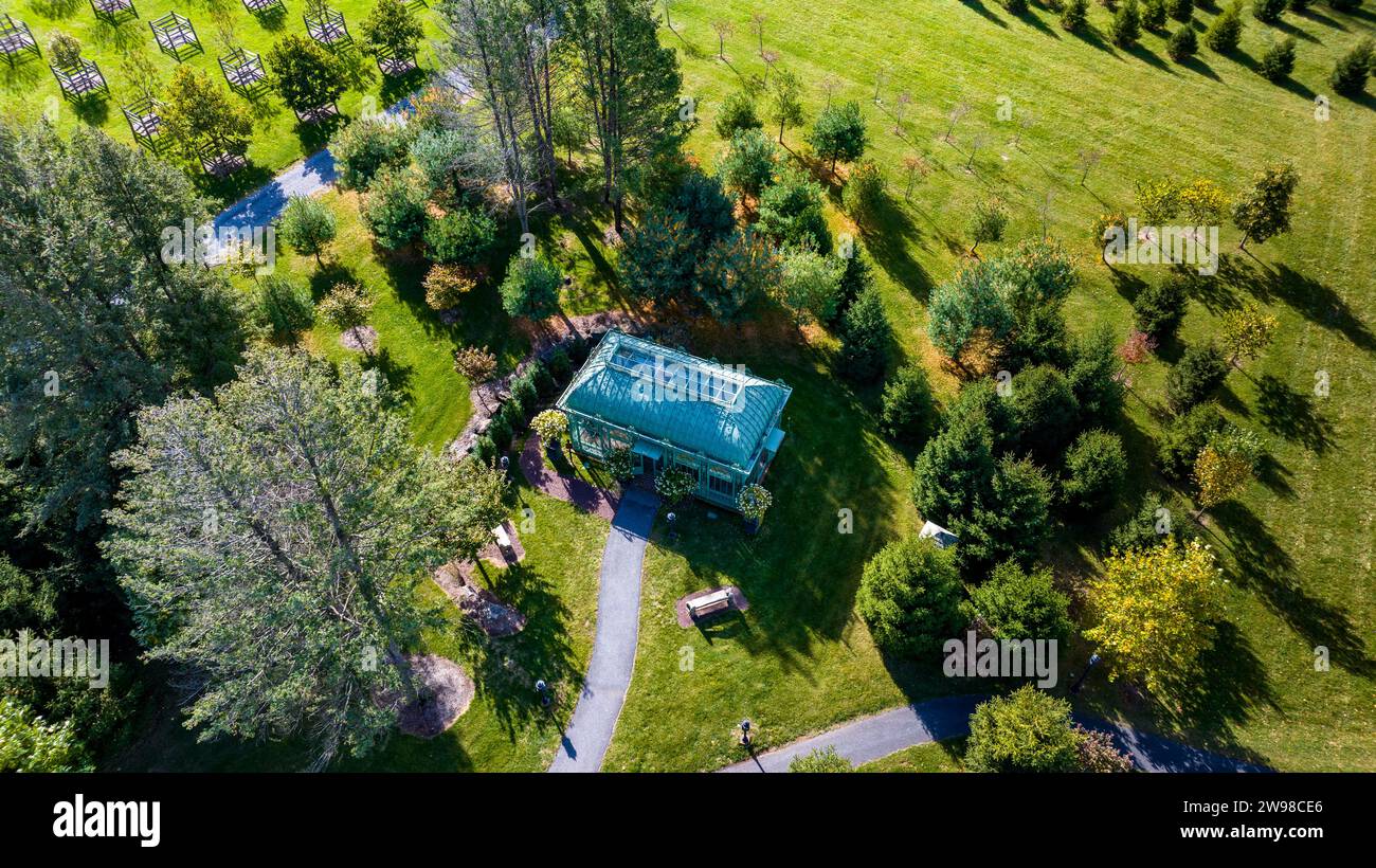 Elizabethtown, Pennsylvania, October 22, 2023 - An Aerial View of a ...