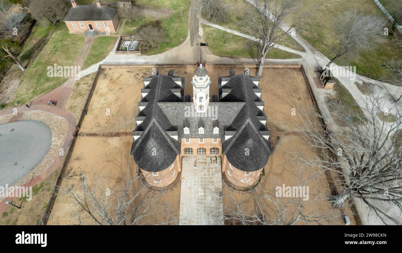 The grand architectural structure of The Capitol at Williamsburg ...