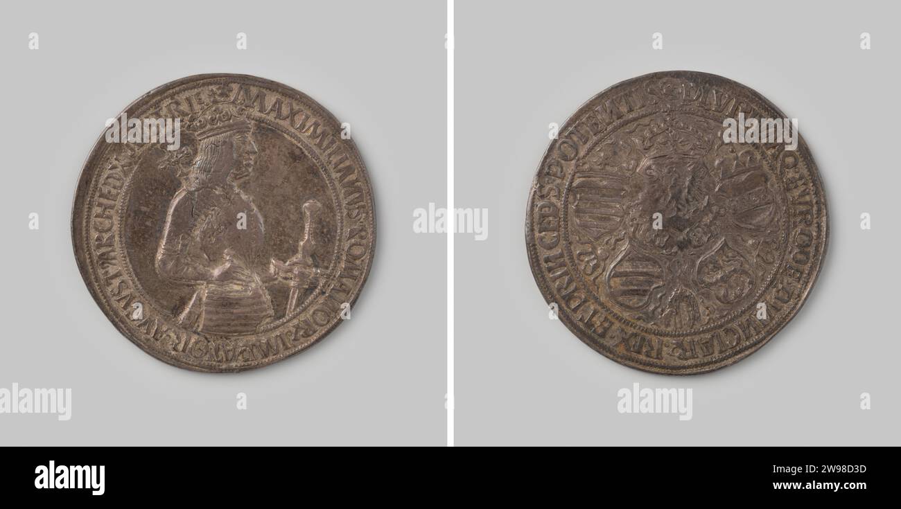 Half Taler from the Archduchtdom Austria of Emperor Maximilian II, 1564 ...