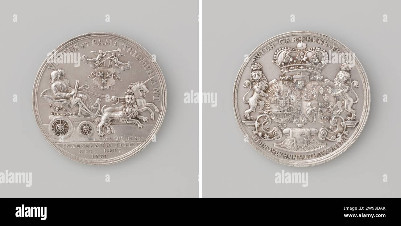 Inauguration of the Prince and Princess of Orange to Lord and Lady of ...