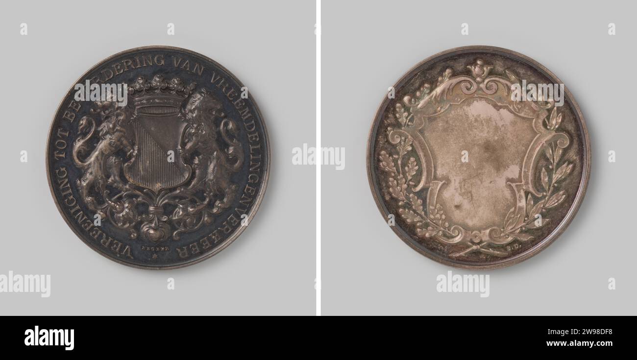 Price medal of the Vereeniging to promote foreigners traffic in Utrecht ...