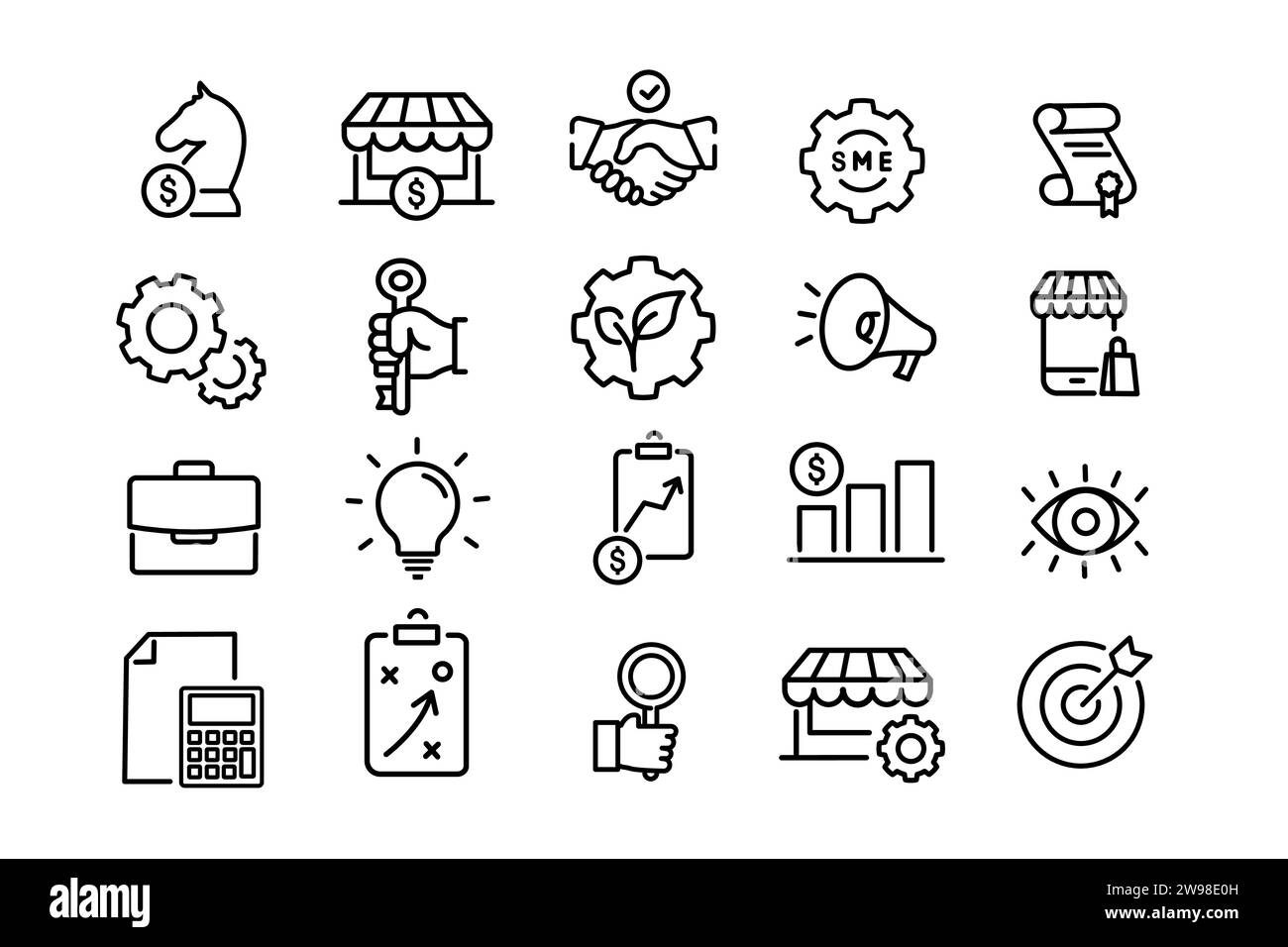 Grow local business Stock Vector Images - Alamy