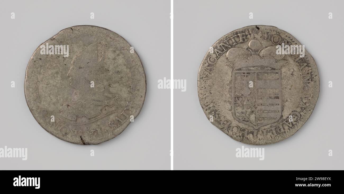 Bishop's seat of Liège Vacant, 1688 coin Silver coin. Front ...
