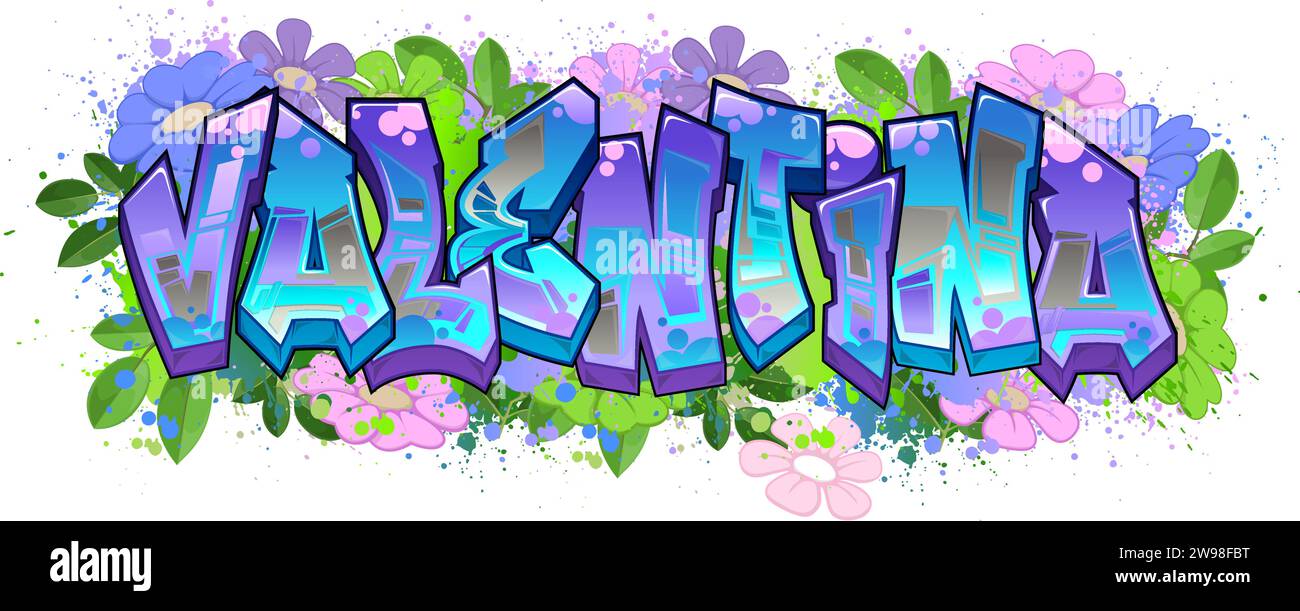 Valentina font hi-res stock photography and images - Alamy