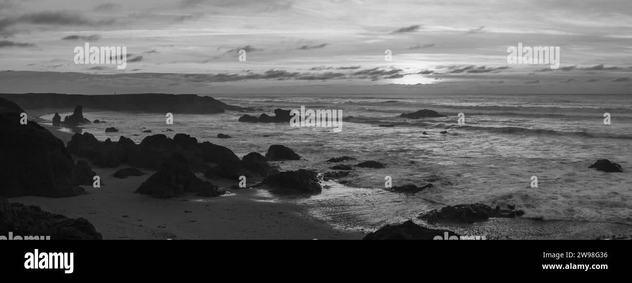 Skyward panorama Black and White Stock Photos & Images - Alamy