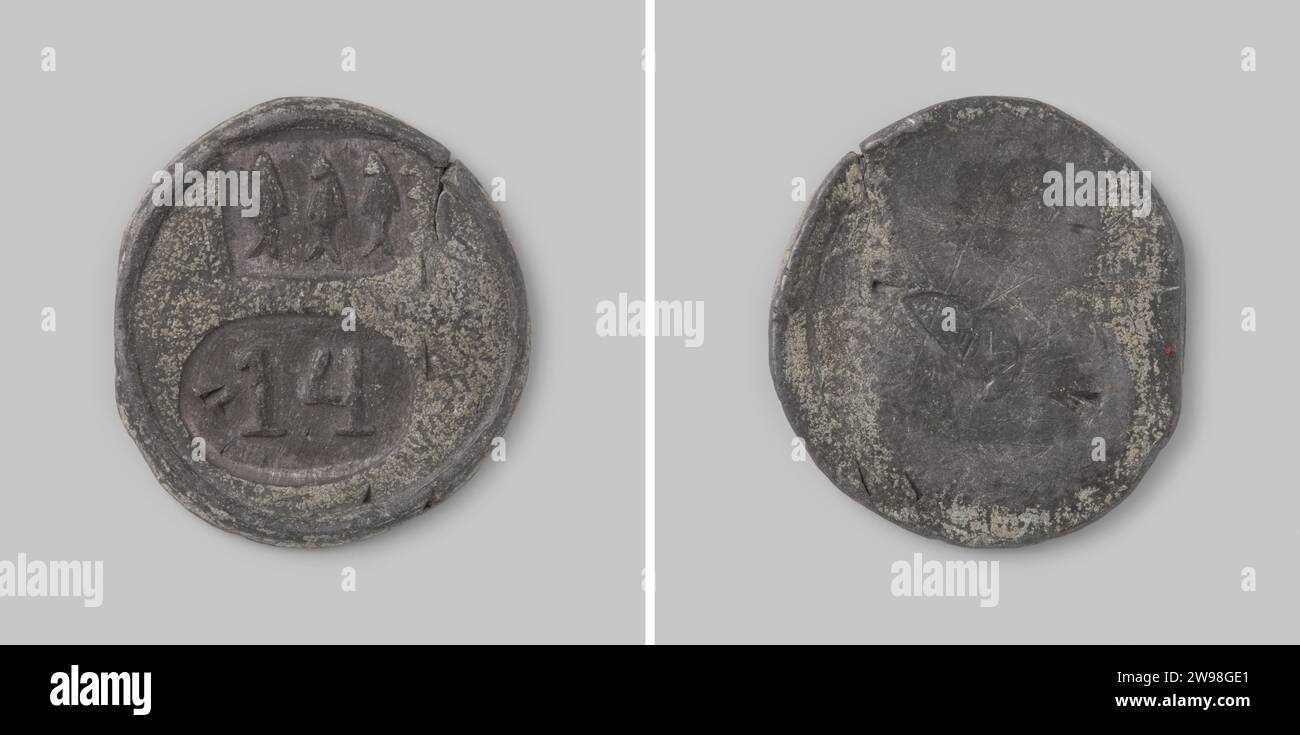 Bakenlood (Lantarthood) from Enkhuizen, 1914 ,, 1914 history medal ...