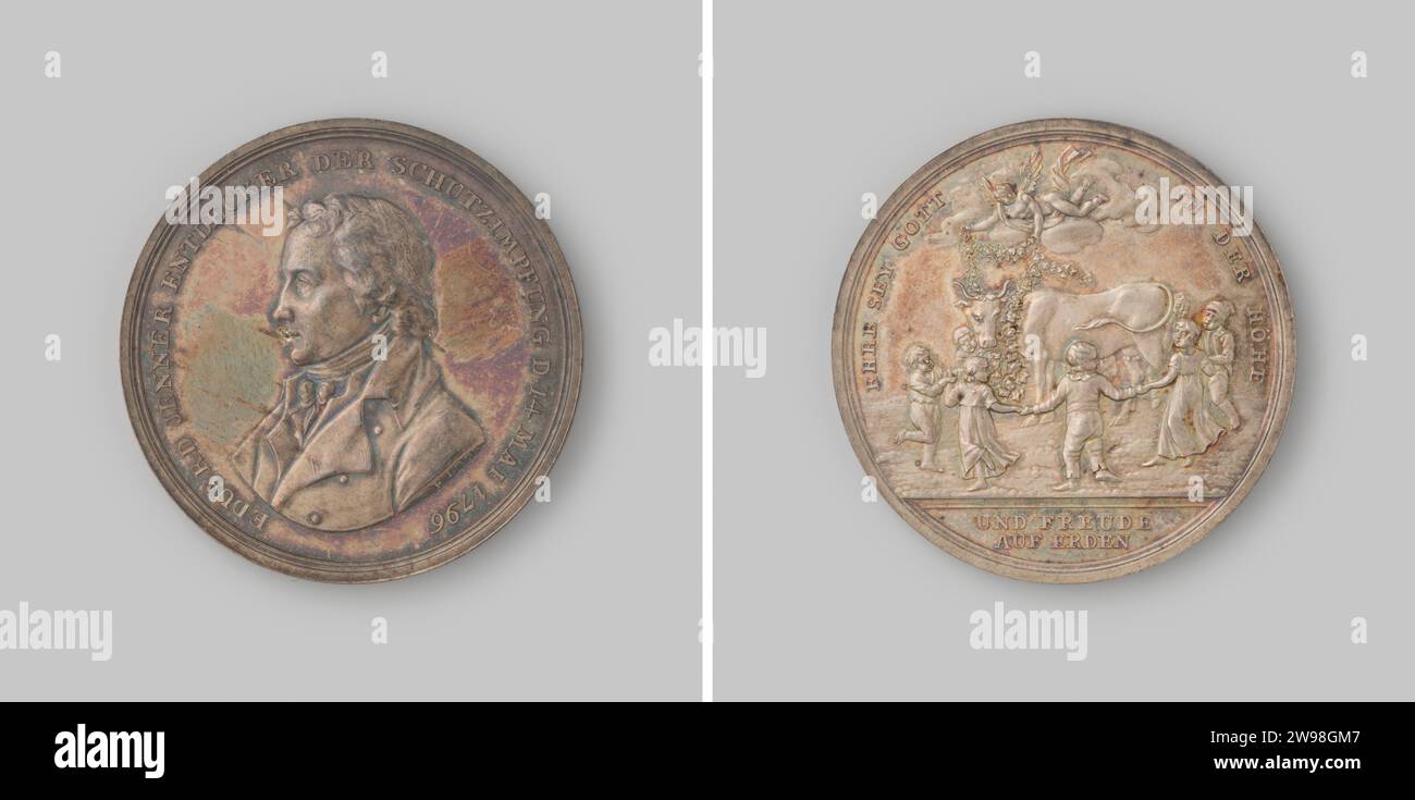 Eduard Jenner inventor of the smallpox vaccination 1796, Loos, 1796 ...