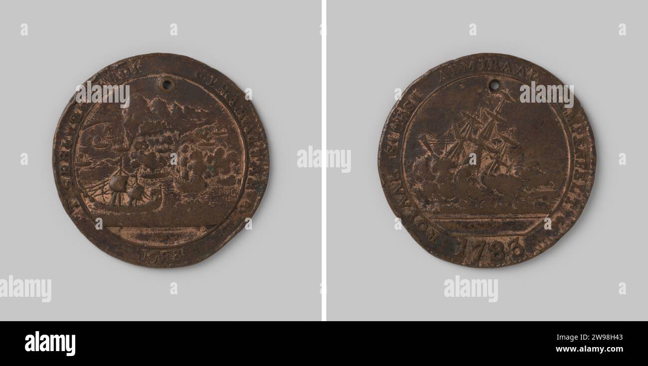 Blockade of Gibraltar and sink from the ship Royal George 1783 ,, 1783 ...