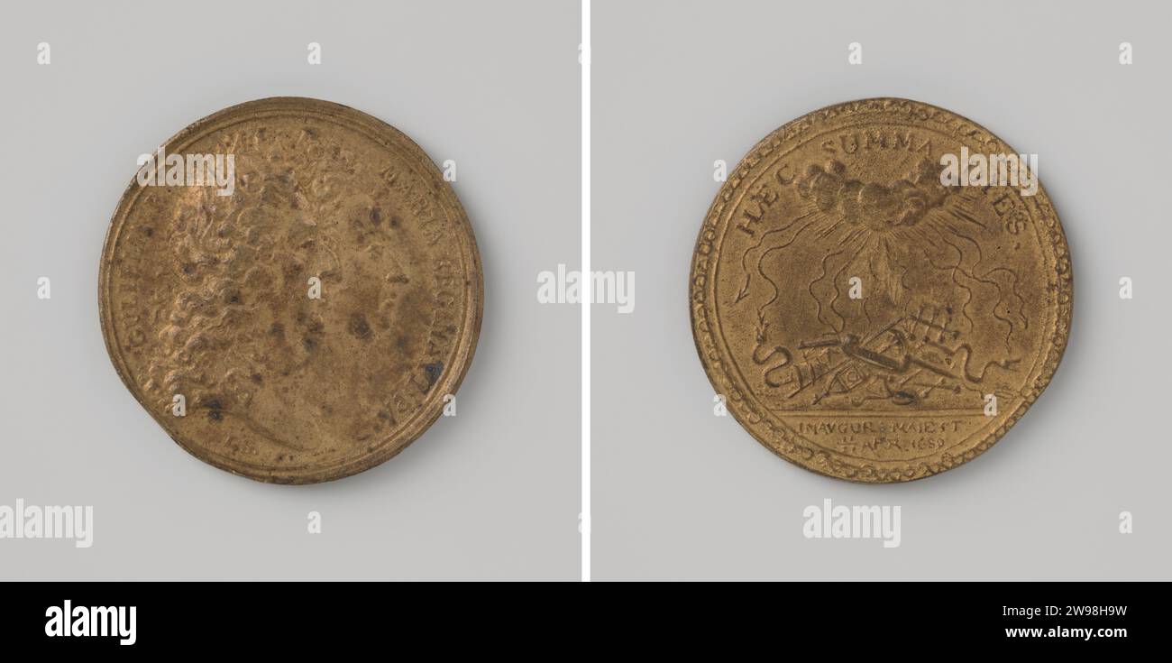 Coronation of Willem III and Maria II Stuart, Jan Meltzing (I), 1689 ...