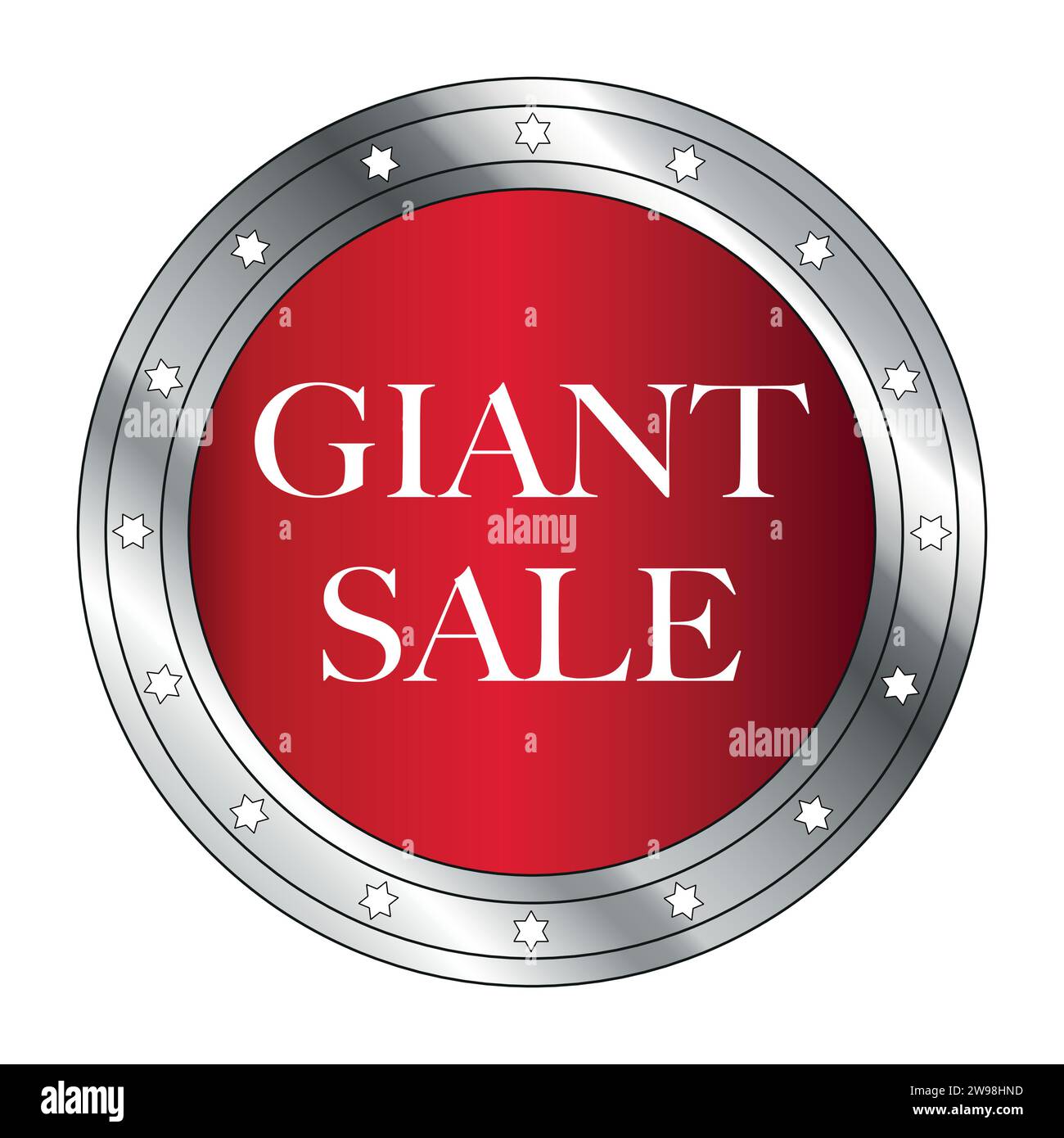 Large red button Stock Vector Images - Alamy