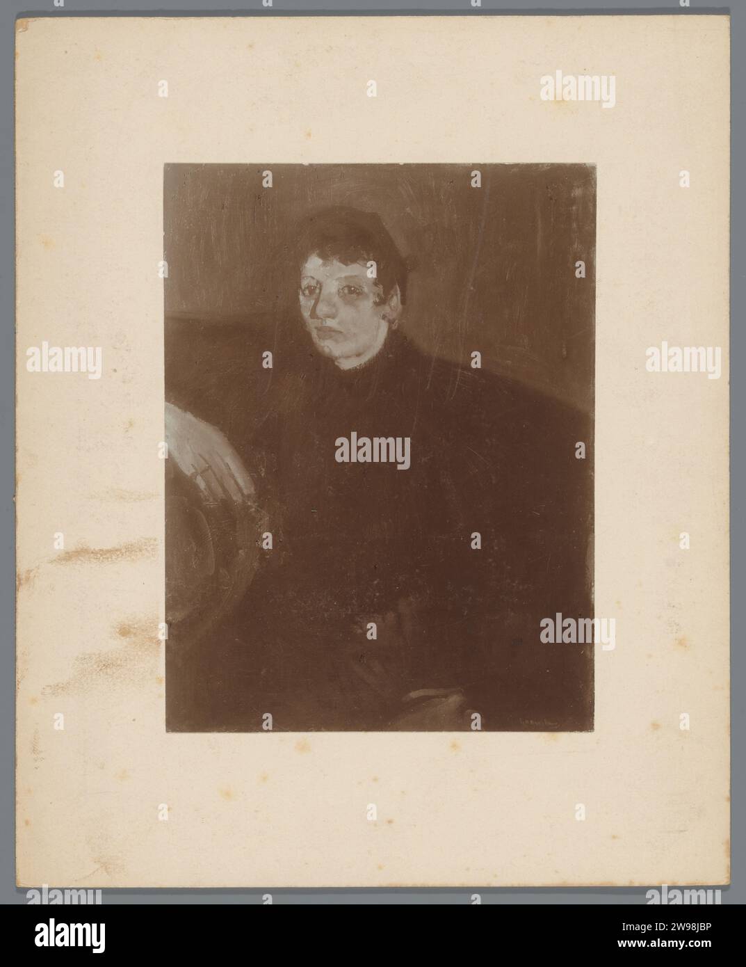 Photo production of a painted portrait of Marie Breitner -Jordan to ...