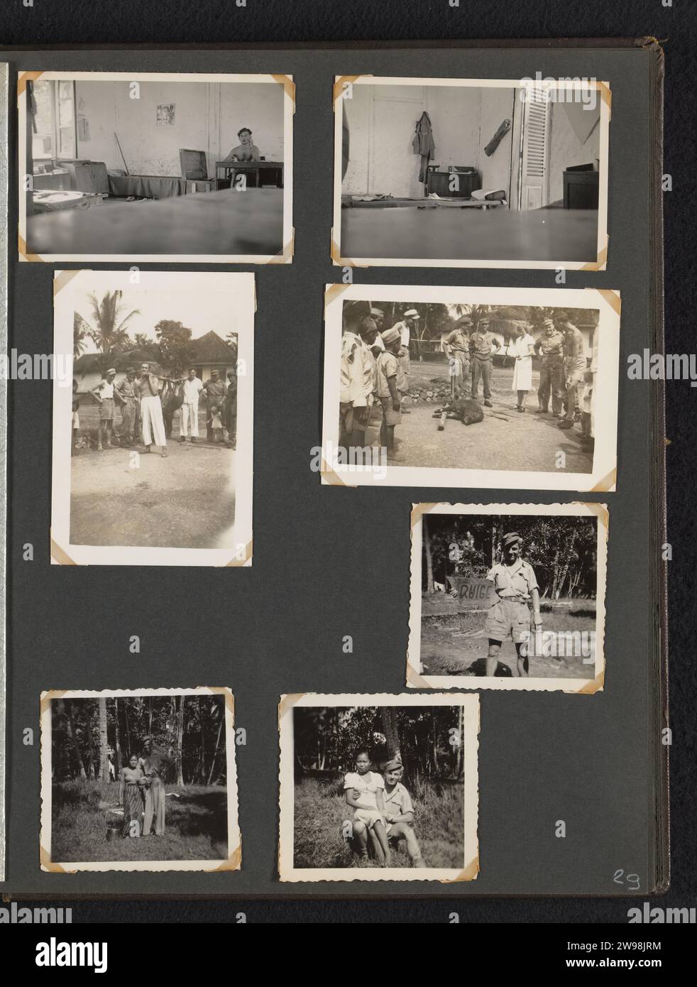 Hunting and Staff, Anonymous, 1949 photograph Album magazine with seven ...