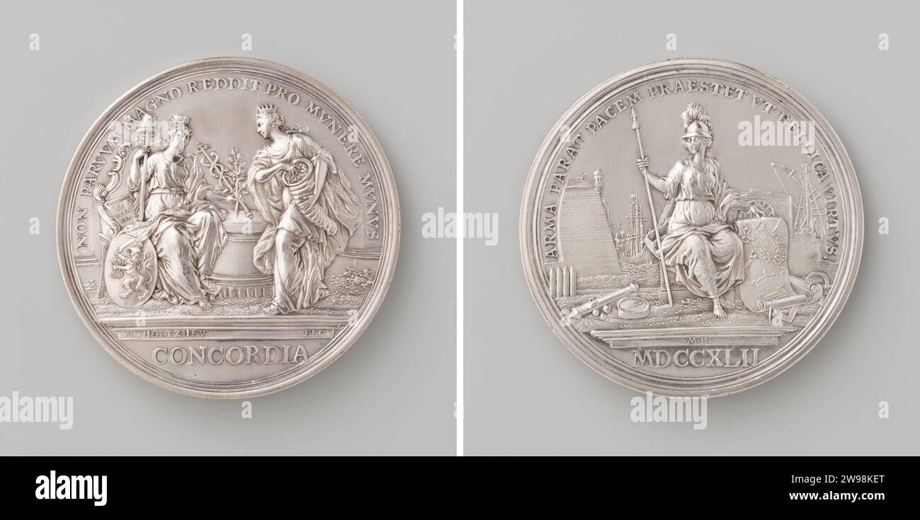 Preparations for war in the Netherlands, Martin Holtzhey, 1742 history ...