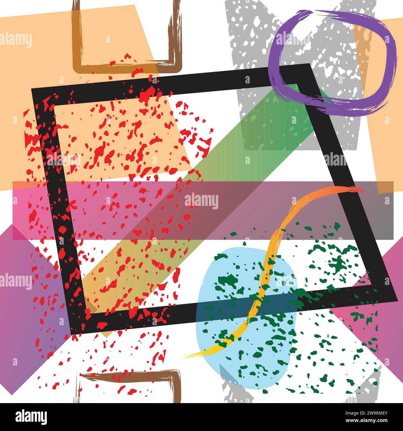 seamless abstract frame gradient colorful wallpaper background vector ...