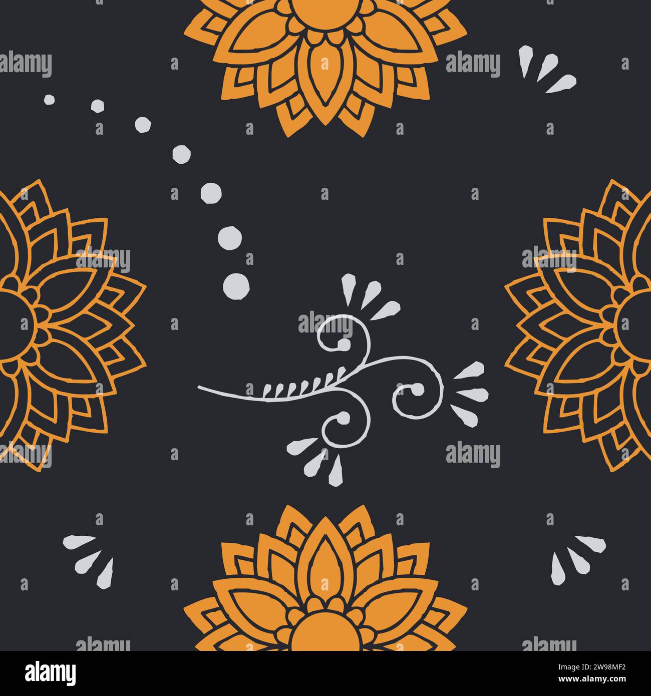 Golden mandalas Stock Vector Images - Alamy