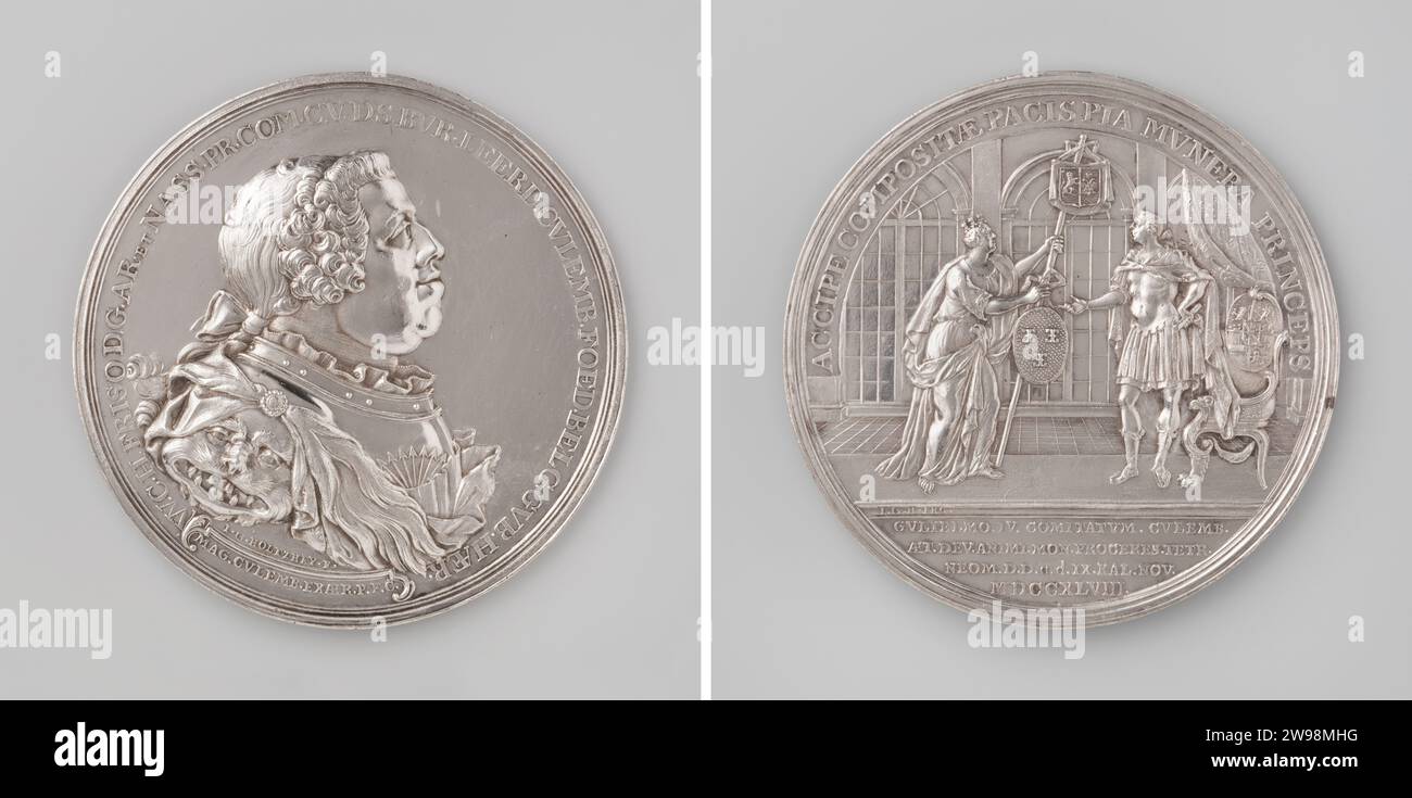 Transfer of the county of Culemborg to Willem IV, Johan George Holtzhey ...