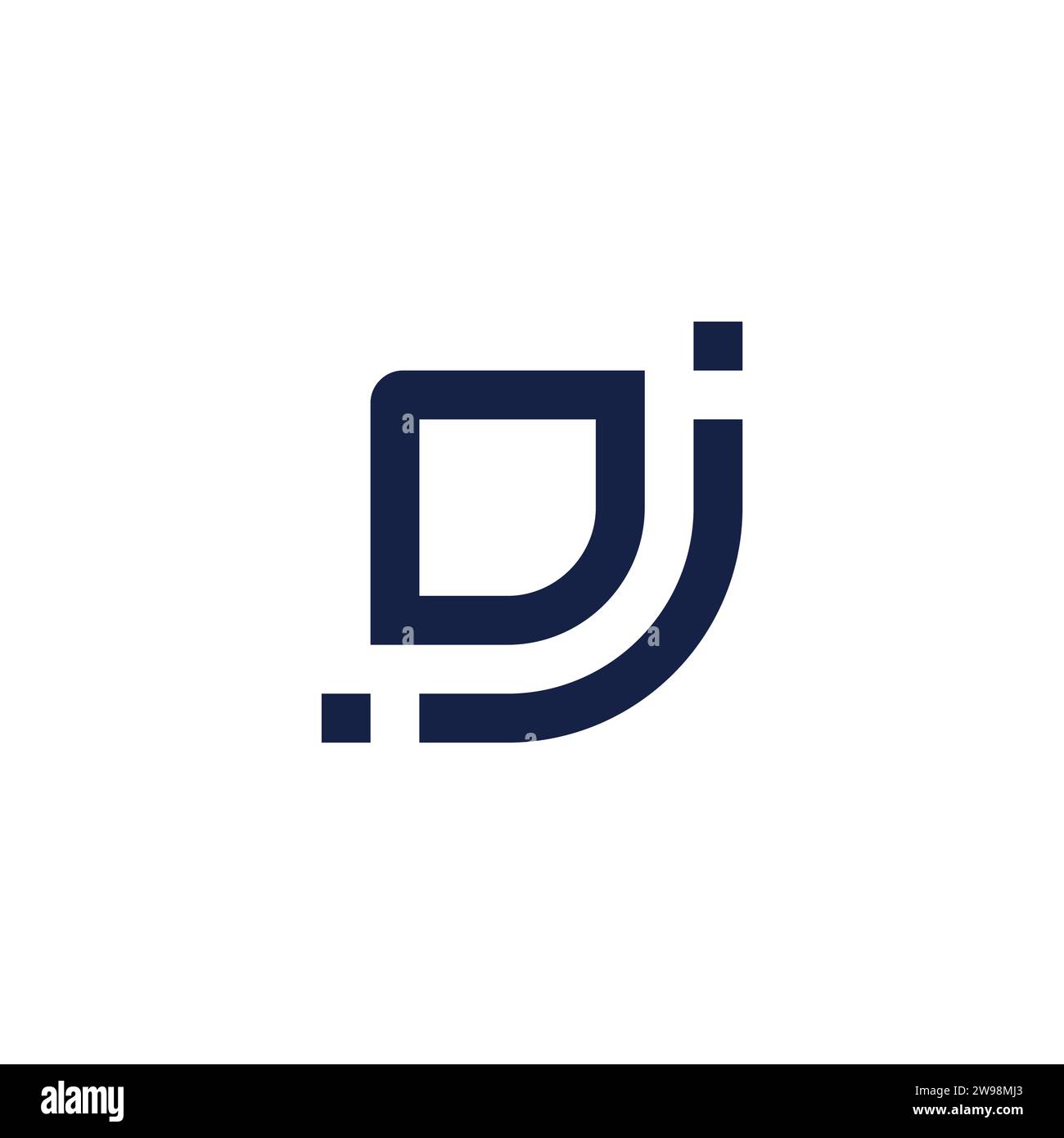 Dj tech logo Stock Vector Images - Alamy