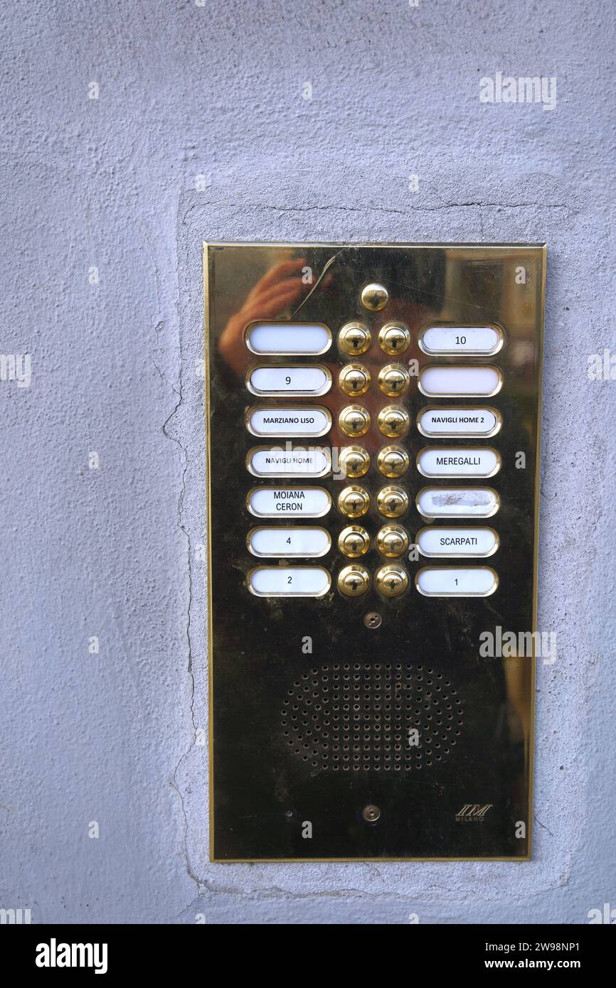 Intercom buzzer hi-res stock photography and images - Alamy