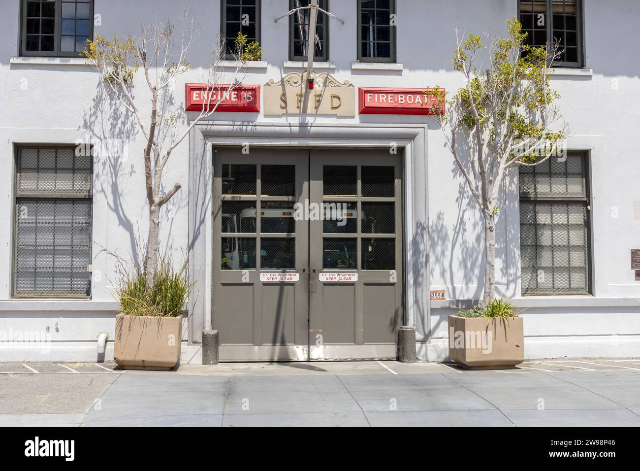 San Francisco Phoenix Fireboat Building At The Fire Department The ...