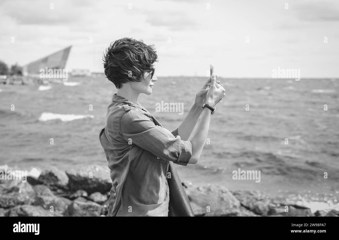 Carelessness lifestyle Black and White Stock Photos & Images - Alamy