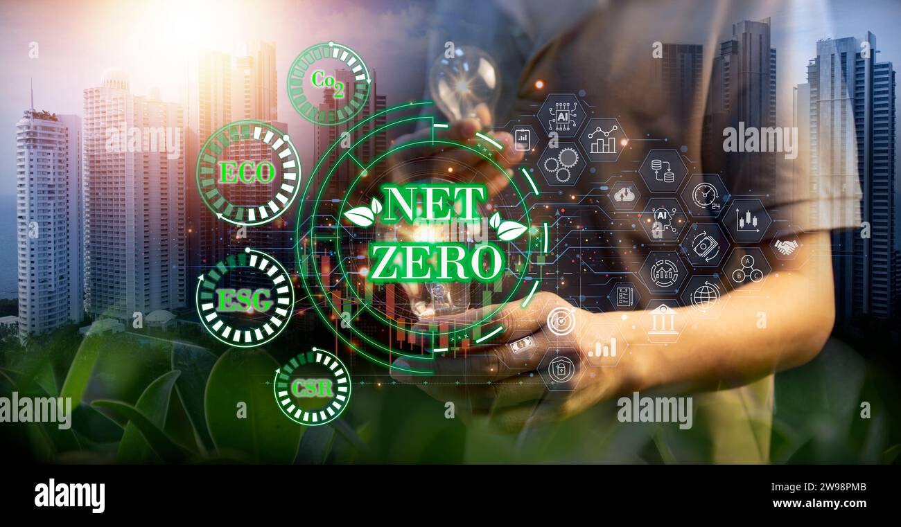 Concept to reduce global warming, increase green area clean air world ...