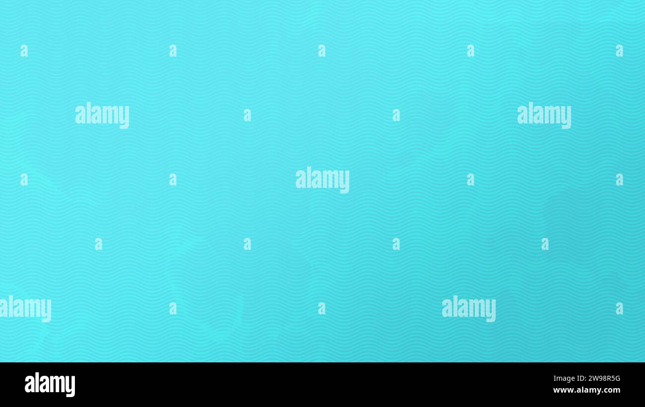 Abstract background of wavy light blue and turquoise lines. Modern and ...