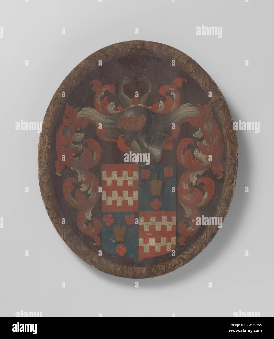 Heraldry painted coat of arms medieval hi-res stock photography and ...