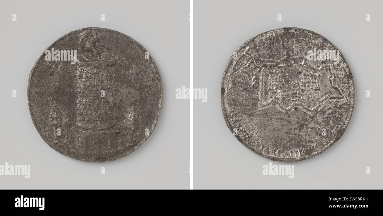 Intake of Wennersburg by Denmark 1676, Unknown, c. 1676 history medal ...