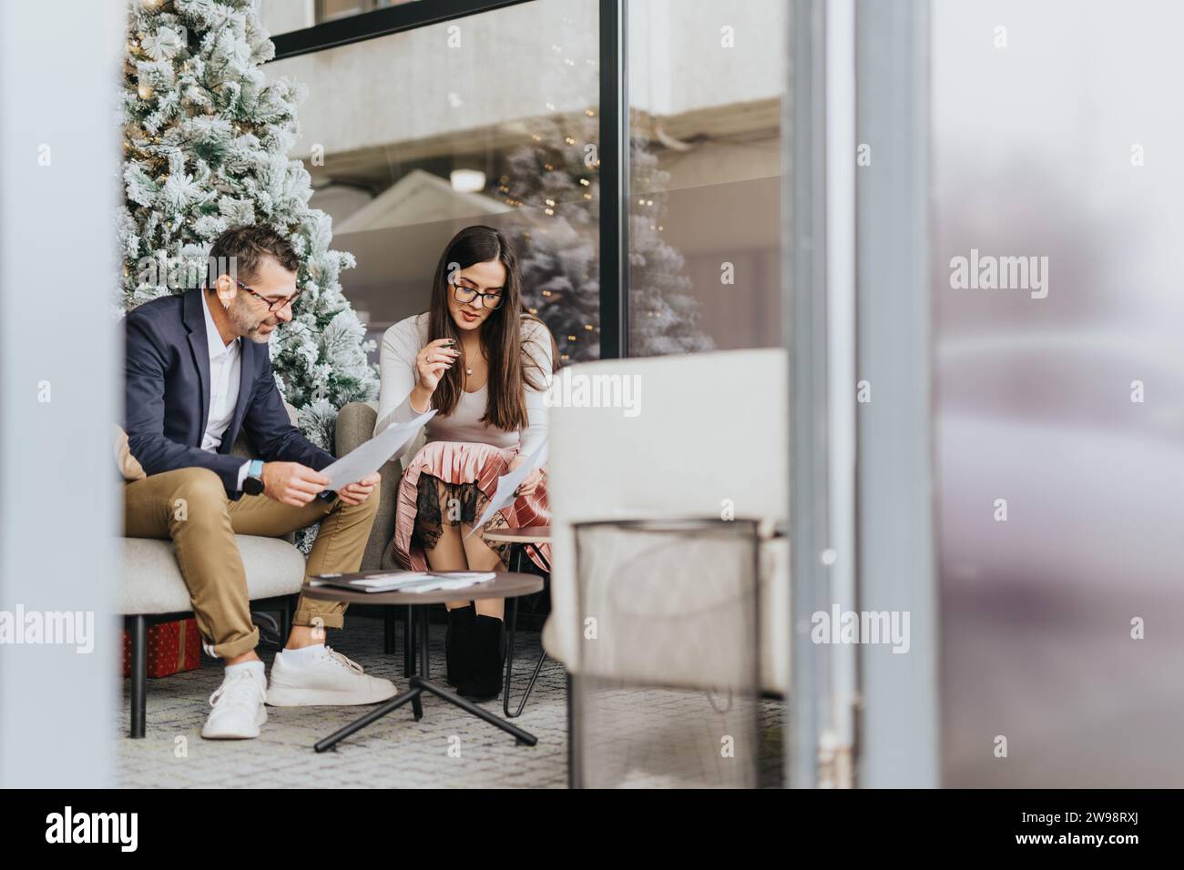 Successful collaboration of multi-generational colleagues strategizing ...