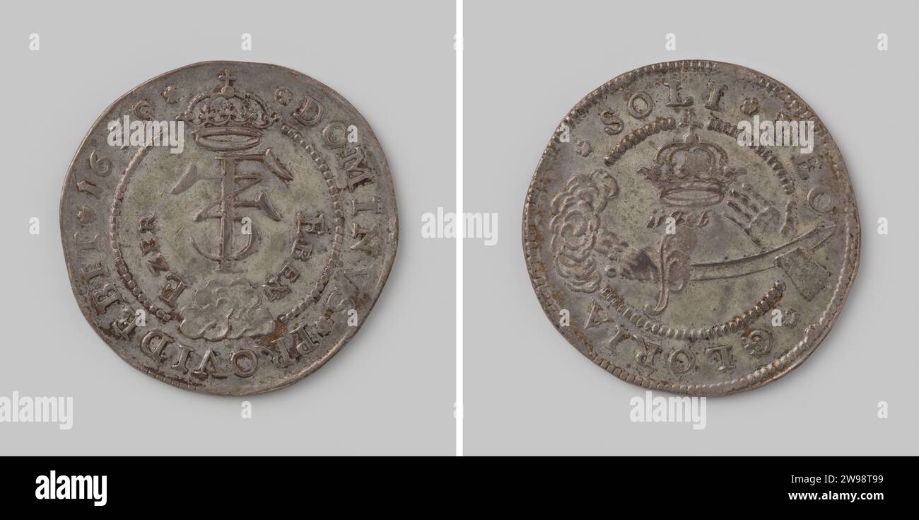 4 Mark Danske from Denmark of Frederik III, 1659 ,, 1659 coin Silver ...