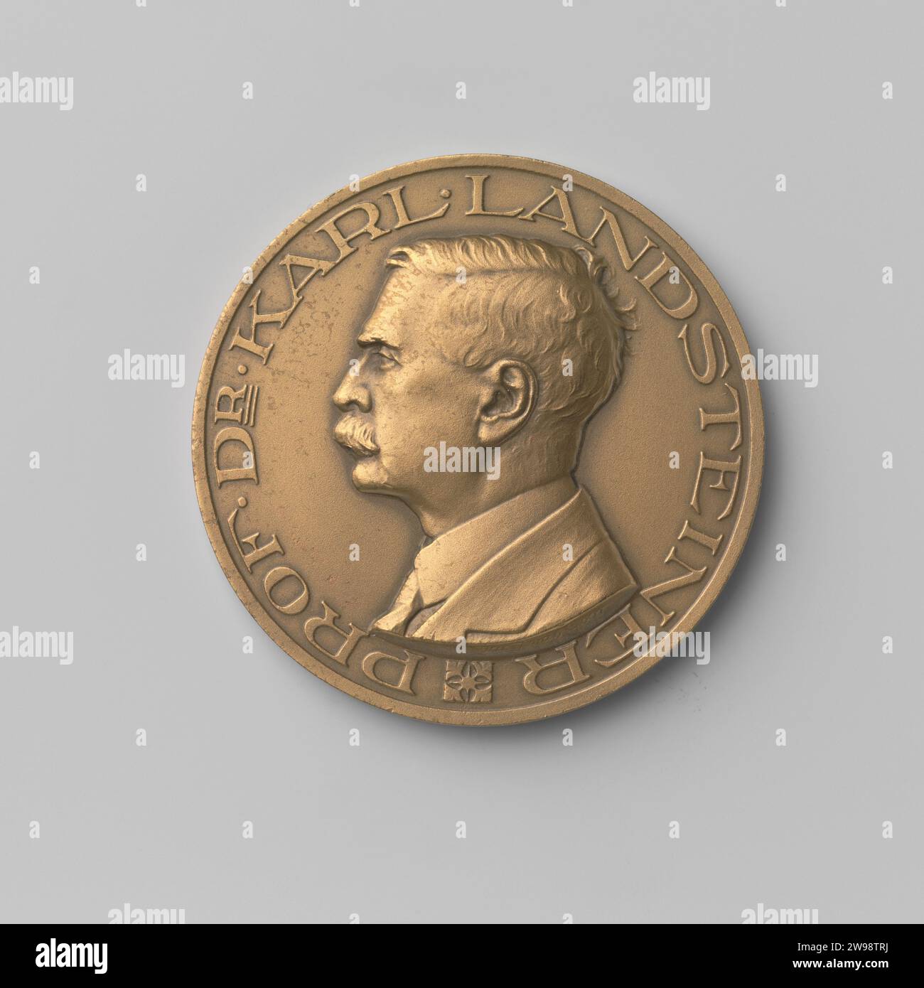 Landsteiner medal for blood donation at the blood transfusion service ...