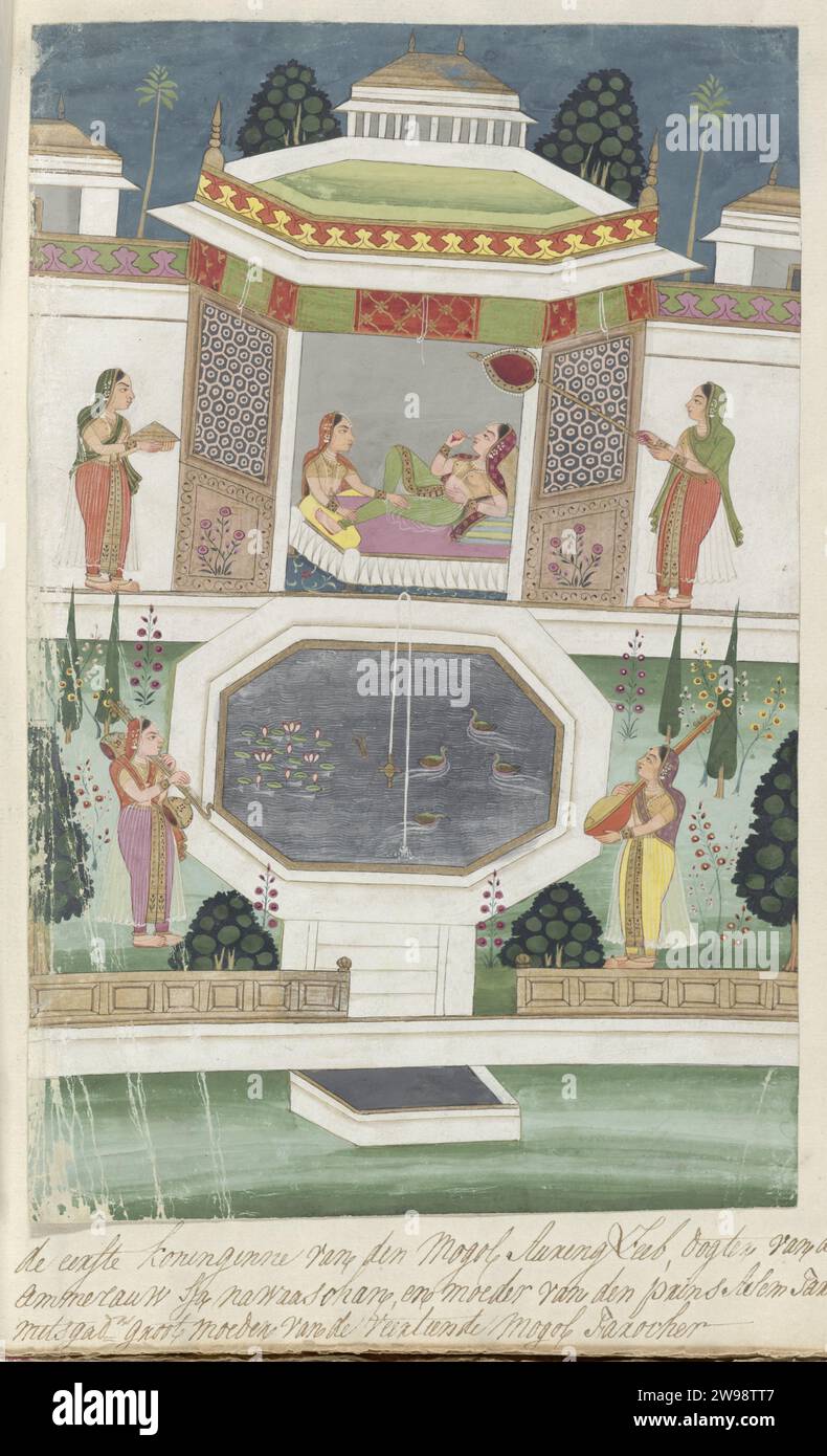 The first queen of the Mogol Auxeng Zeeb, Adrianus Canter Visscher, c ...