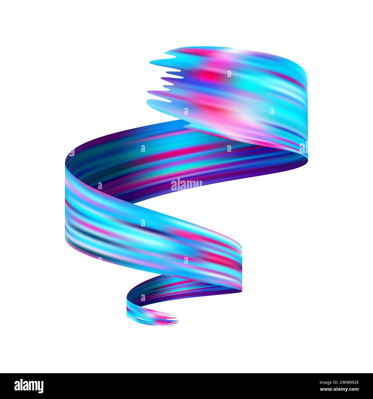 3d Brushstroke gradient texture brush Stock Vector Image & Art - Alamy
