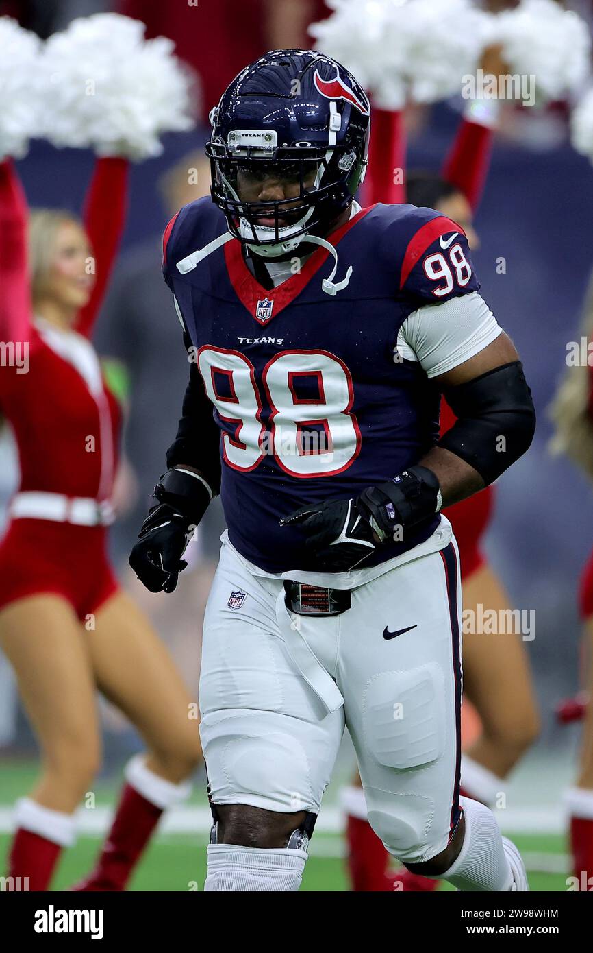 Houston, Texas, USA. 24th Dec, 2023. Houston Texans defensive tackle ...