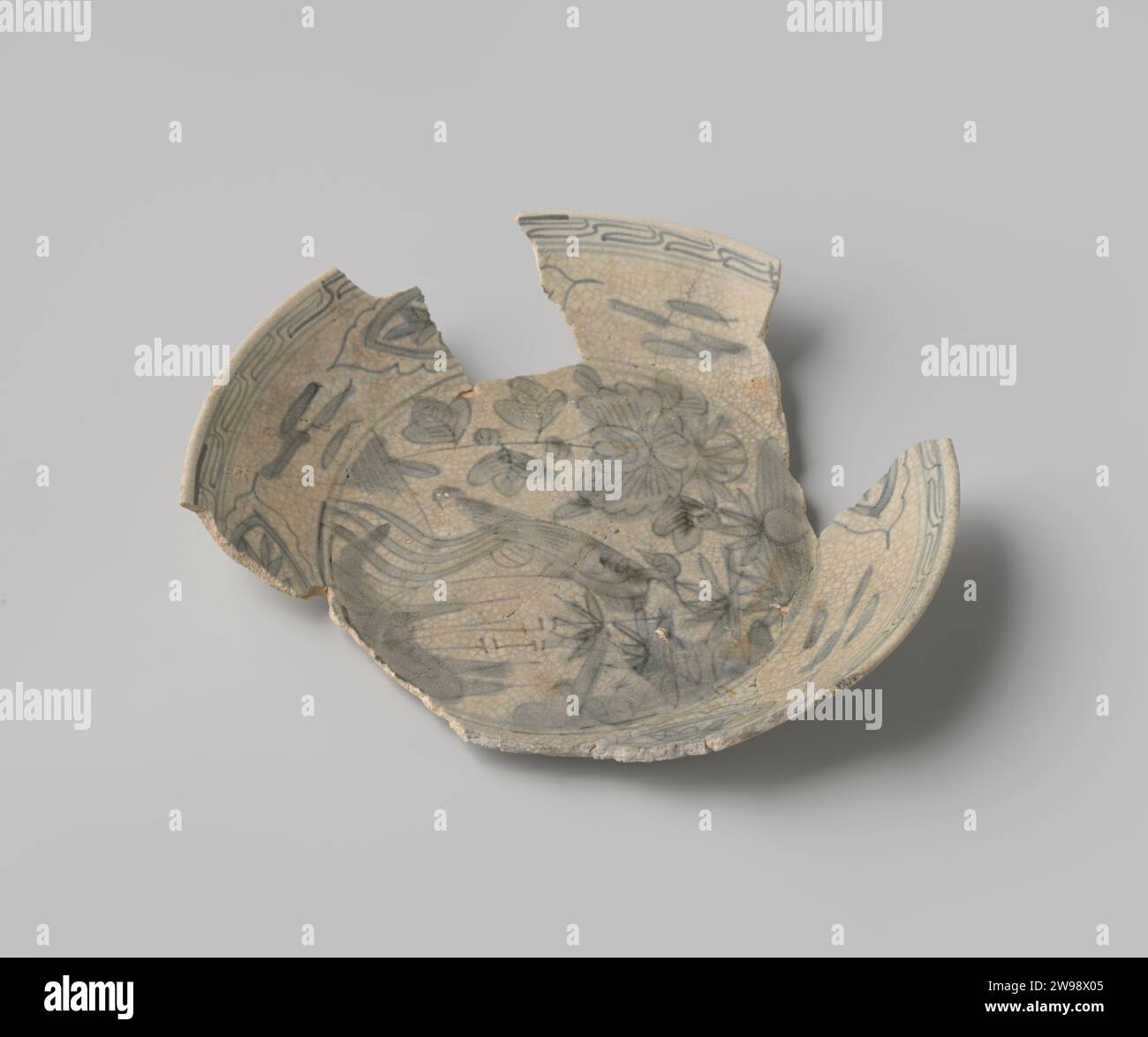 Fragment sign from V.O.C. ship De 'Witte Leeuw', Anonymous, Before 1613 ...