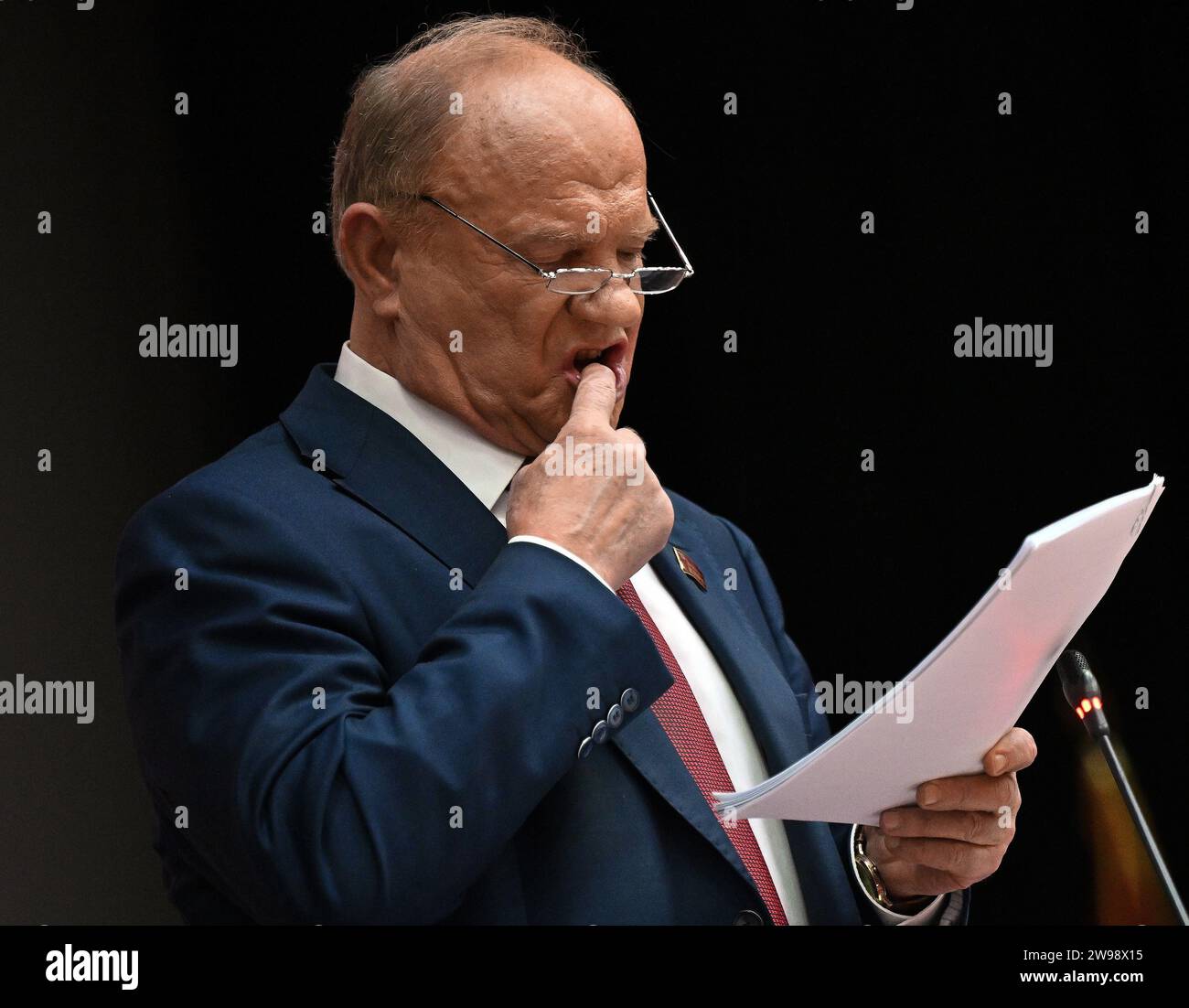 Istra, Russia. 23rd Dec, 2023. XVIII Congress of the Communist Party of ...