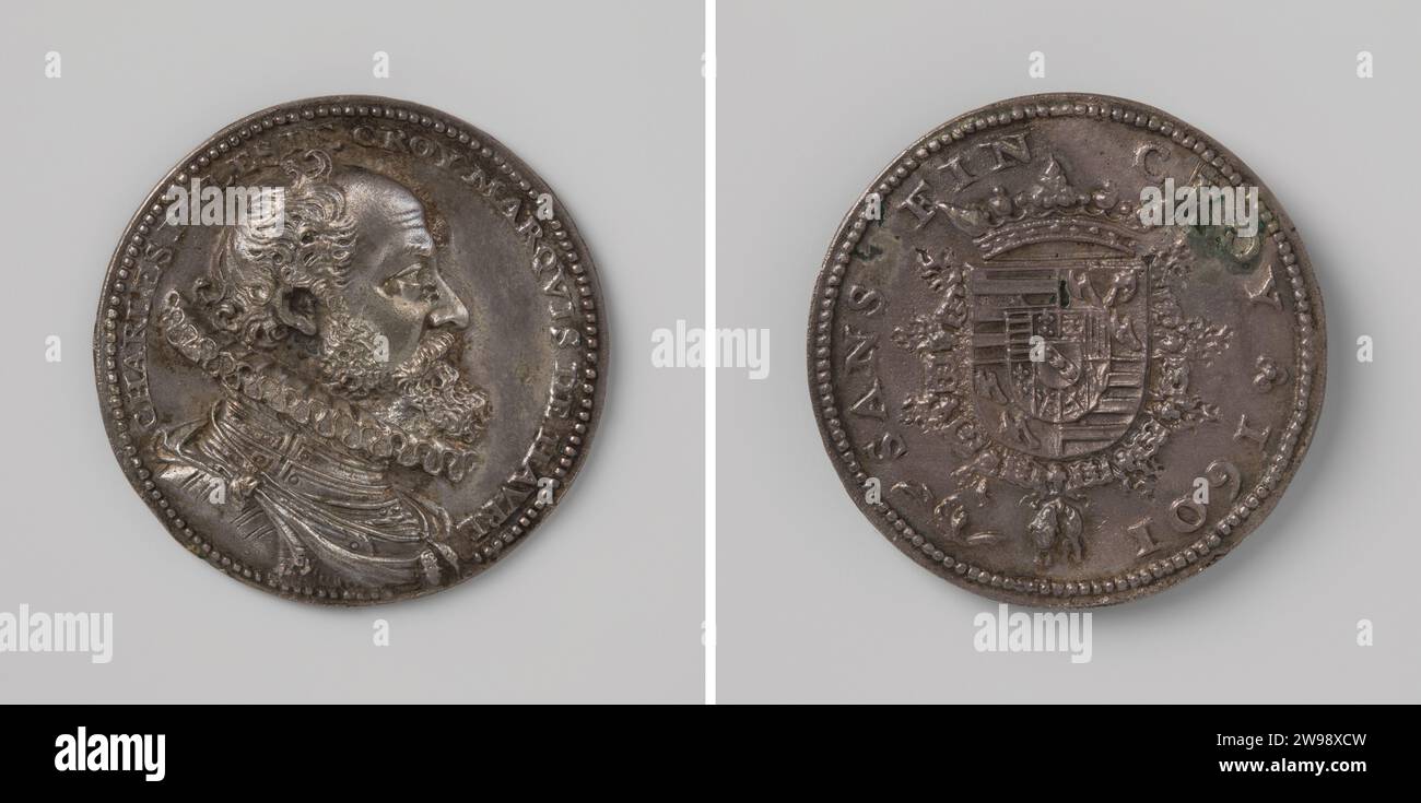 Karel Philip van Croy, Markgraaf van Hoorne, Jacques Jonghelinck, 1601 ...