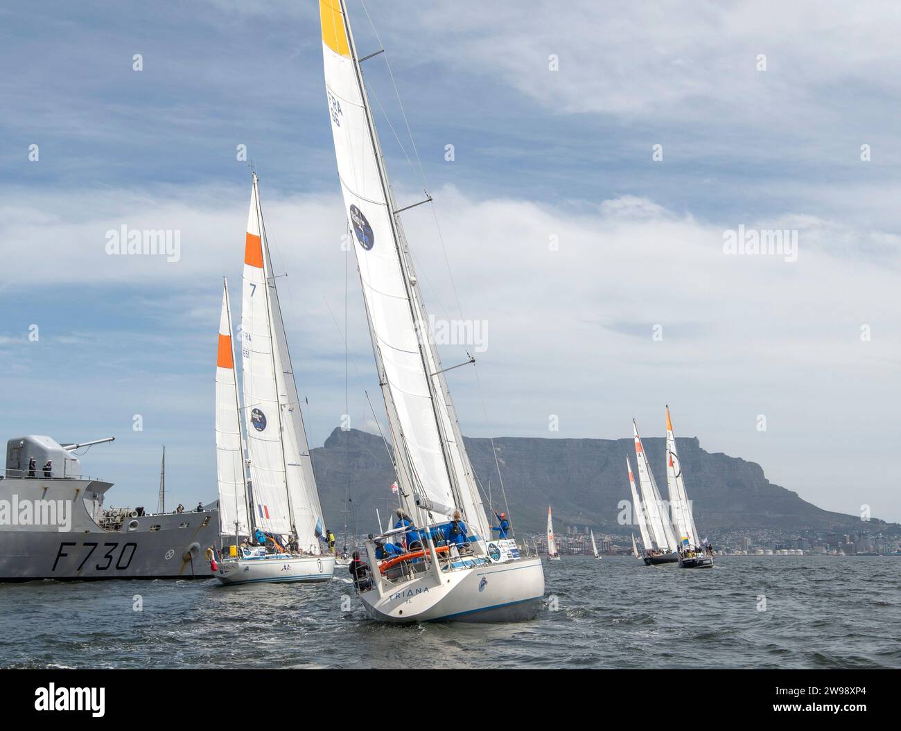Ocean Globe Race OGR - Cape Town Start Stock Photo - Alamy