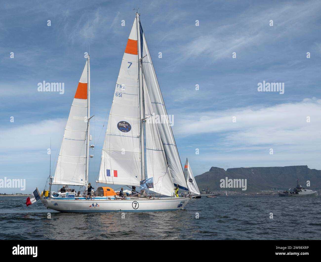 Ocean Globe Race OGR - Cape Town Start Stock Photo - Alamy