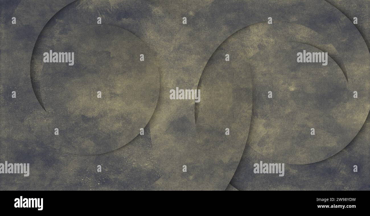 A circular shadow on a detailed abstract background in a deep pastel ...