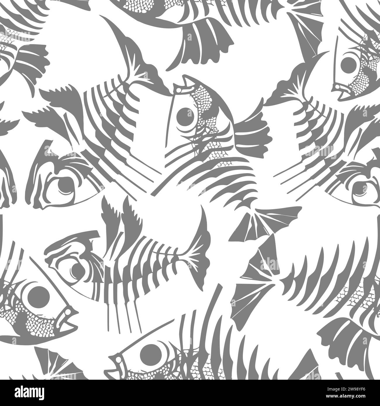 Fish bone pattern hi-res stock photography and images - Alamy