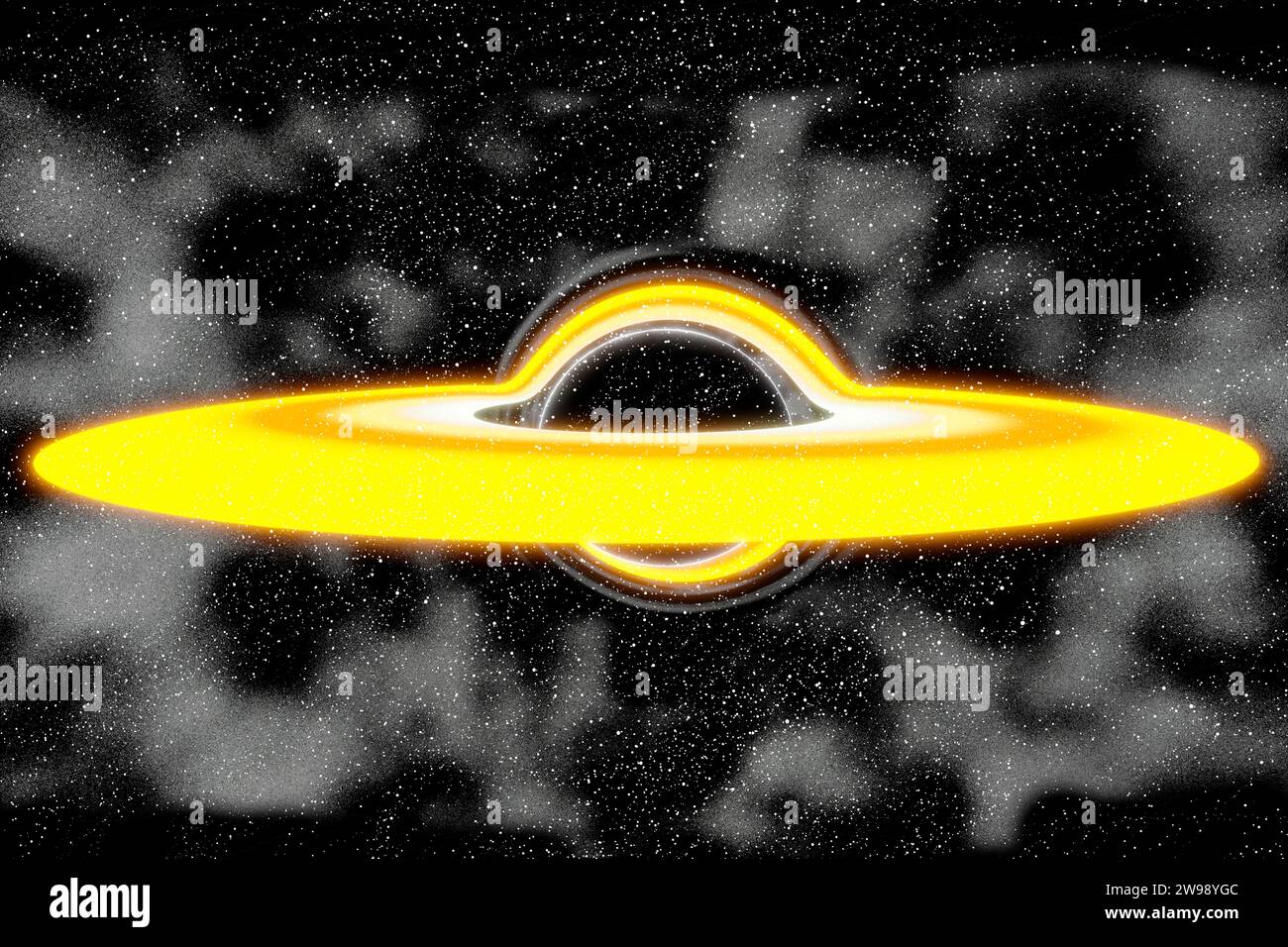 Realistic photographic behavior of black hole surrounded by accretion ...