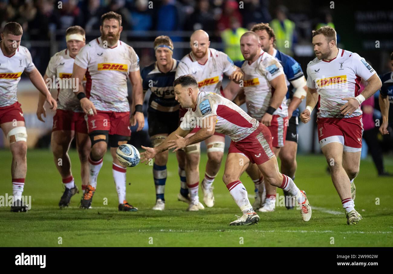 Harlequins Danny Care in action during the Bath Rugby vs Harlequins ...