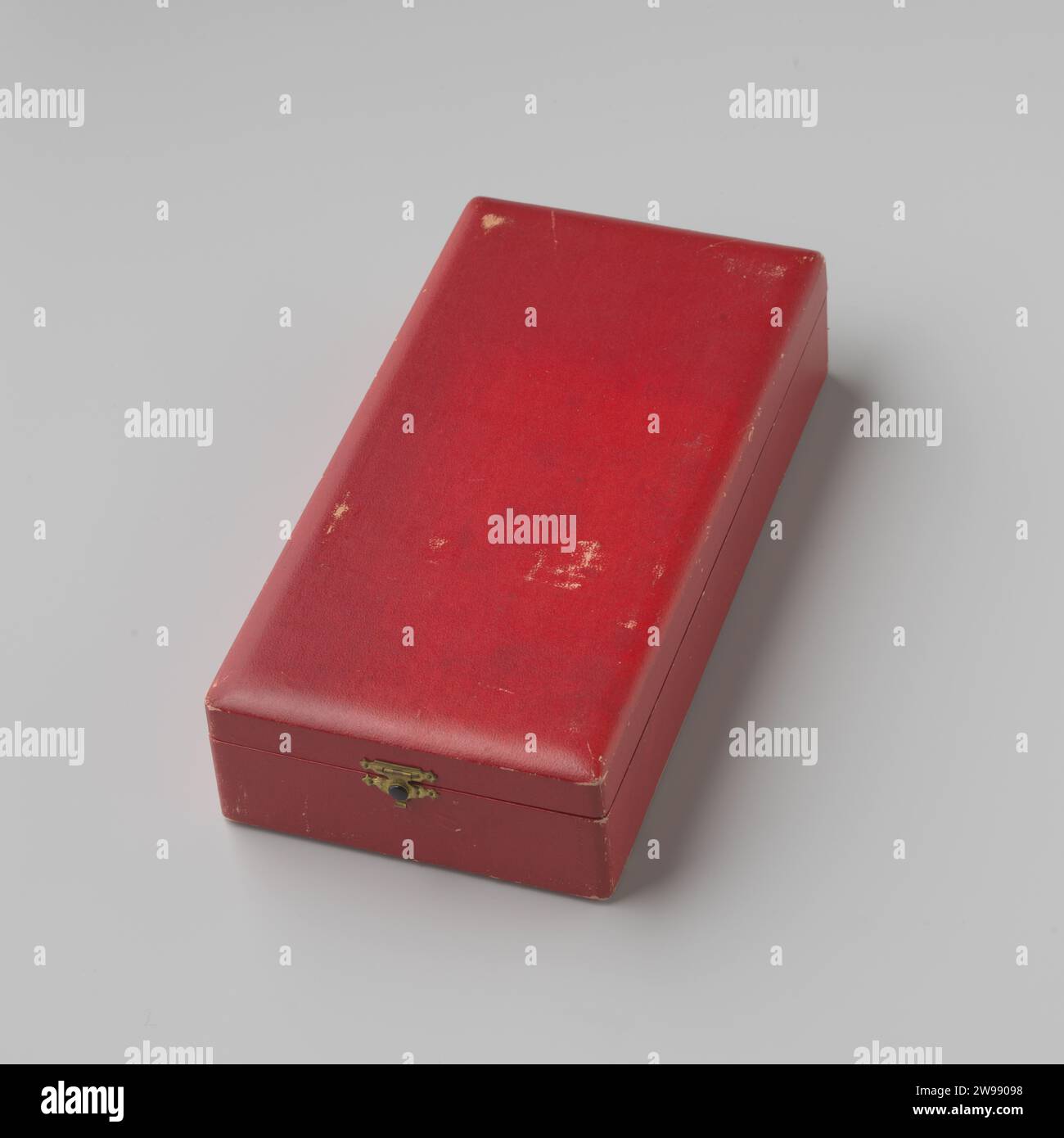 Red leather box belonging to the Ethiopian knighthood (Order of the ...