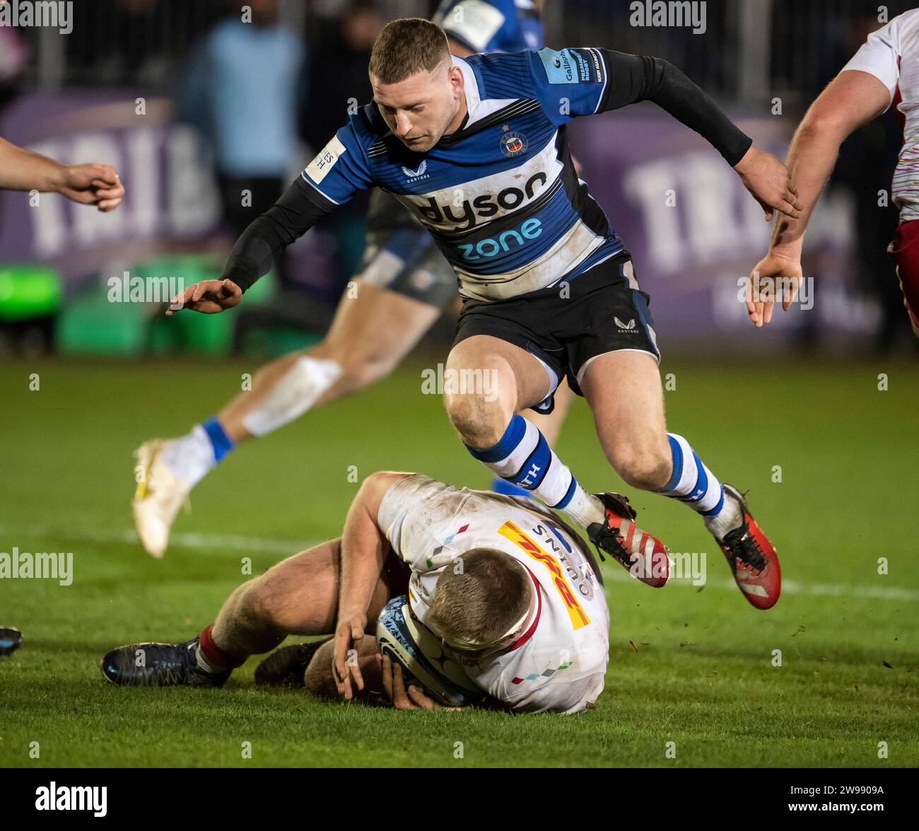Bath Rugby Finn Russell in action during the Bath Rugby vs Harlequins ...