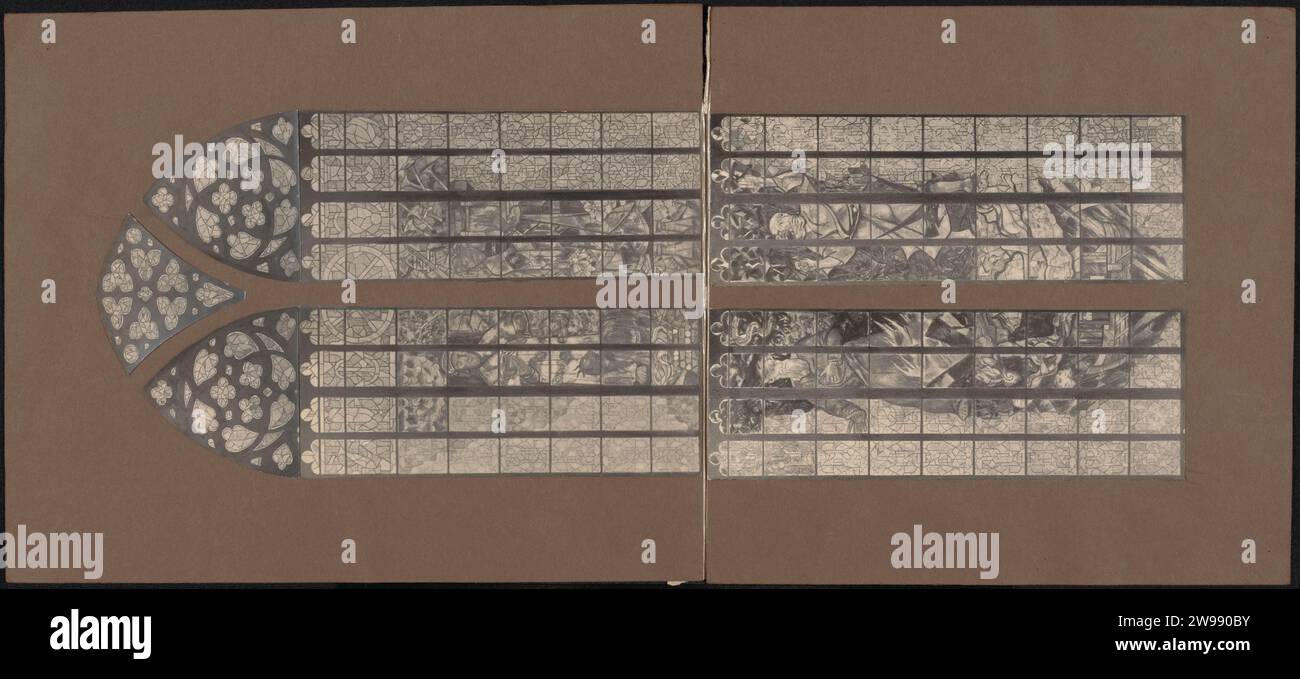 Cartons for stained glass windows, Anonymous, 1878 - 1938 photograph ...