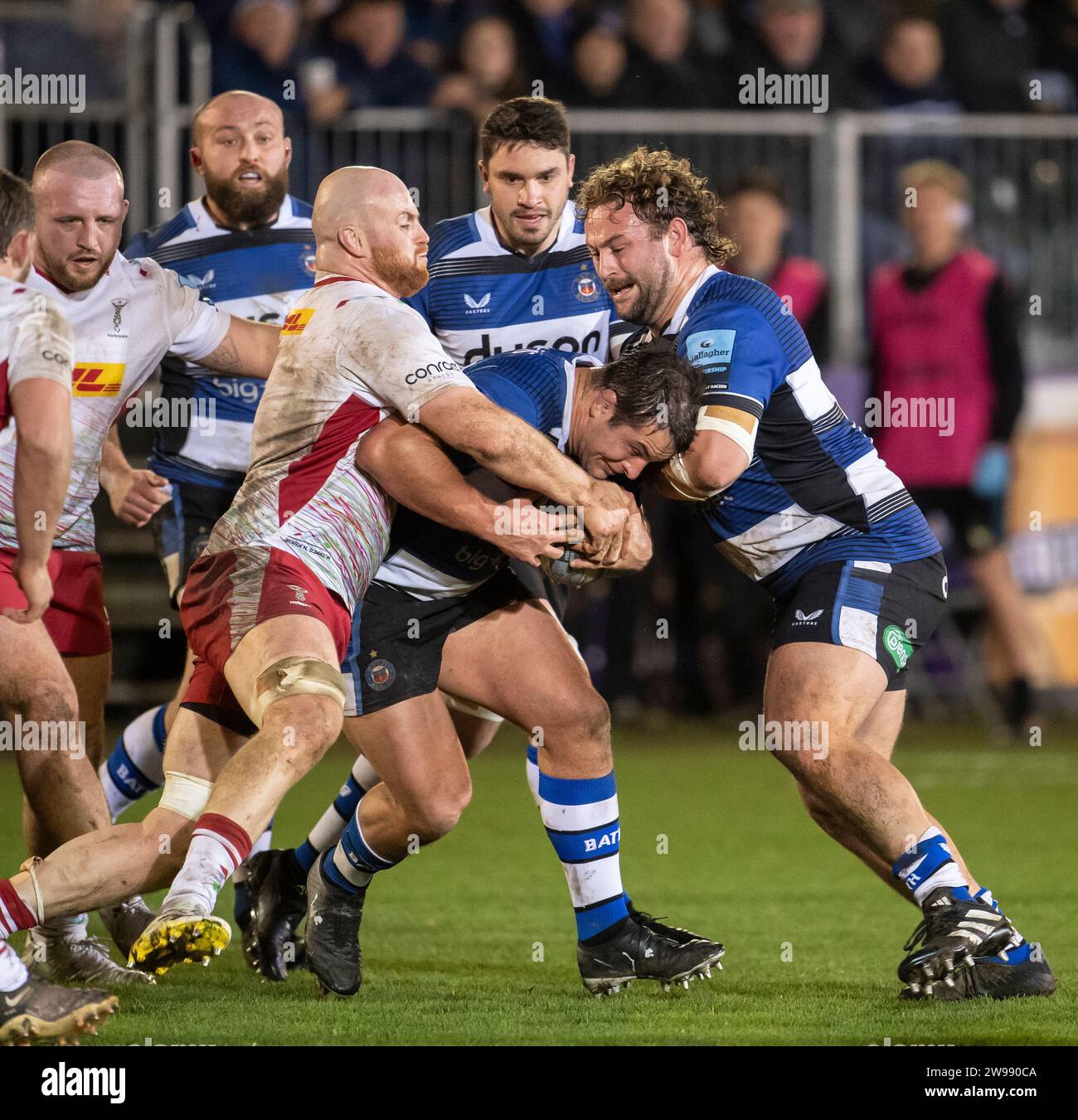 Harlequins James Chisholm in action during the Bath Rugby vs Harlequins ...